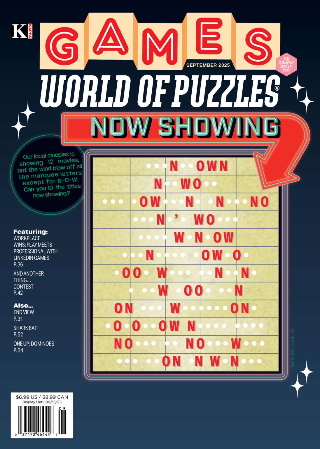 Games World of Puzzles September 2025 – Games World of Puzzles